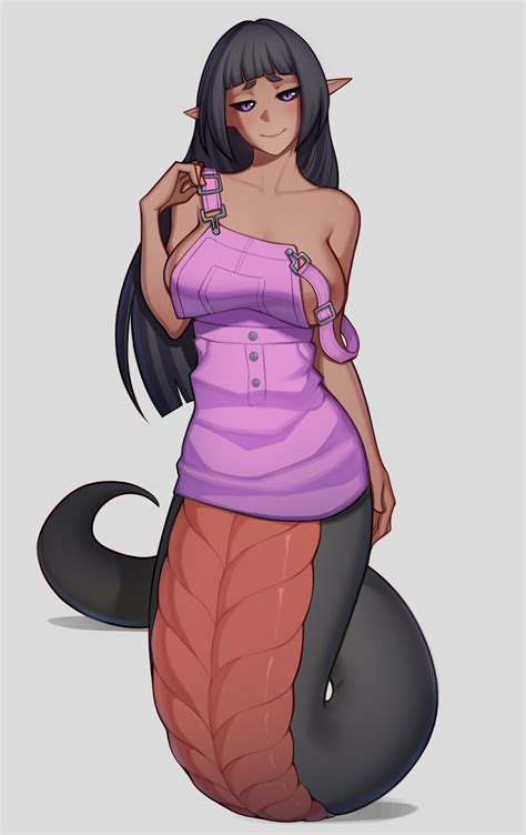 Shirohebi Monster Girl Encyclopedia Drawn By Fellming Danbooru