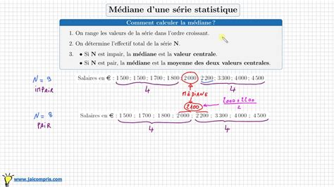 Ntroduire Imagen Calcul De Mediane Formule Fr Thptnganamst Edu Vn