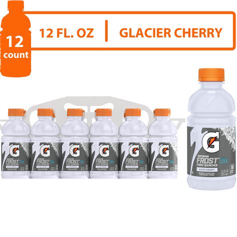 Gatorade Frost Glacier Cherry Thirst Quencher Sports Drink 12 Fl Oz