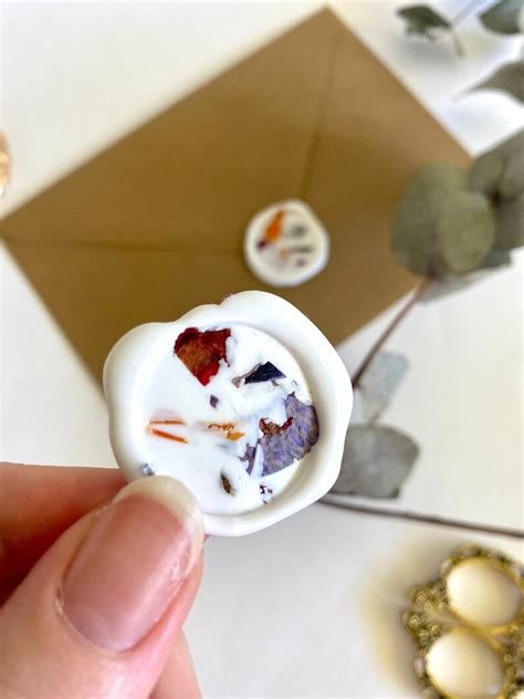 Dried Petal Wax Seal Wax Seals Wax Seal Stickers Self Adhesive Wax