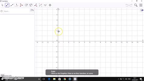 Geogebra Cara Membuat Titik Pada Koordinat Kartesius Youtube