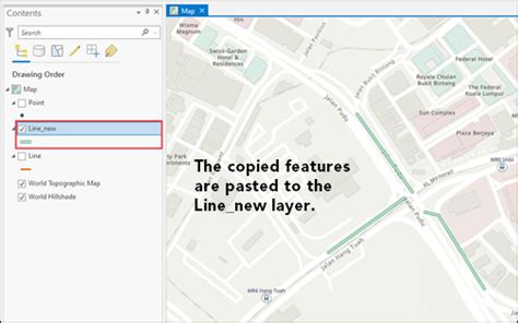 How To Copy Specific Line Features And Paste Them To Another Layer In