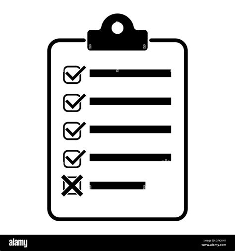 Check List Checklist Flat Web Icon Isolated On White Background Mark