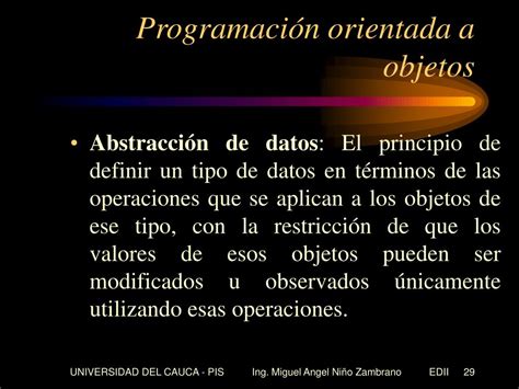 Ppt Programaci N Orientada A Objetos Powerpoint Presentation Free
