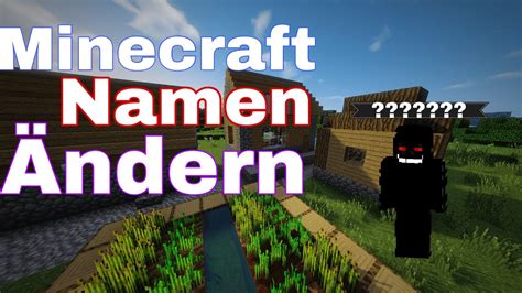 Minecraft Namen Ndern Tutorial Deutsch Easy Youtube