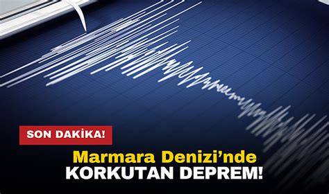 Marmara Denizi nde Gemlik Açıklarında 3 4 Büyüklüğünde Deprem Meydana