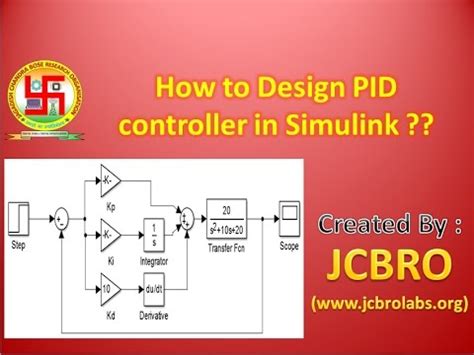 How To Design Pid Controller In Simulink Youtube