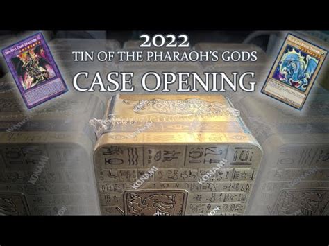 2022 TIN OF THE PHARAOH S GODS CASE OPENING Yu Gi Oh Pack Opening
