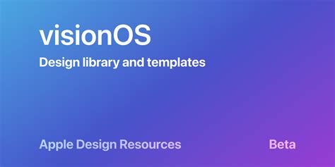 Apple Design Resources Visionos Figma Community