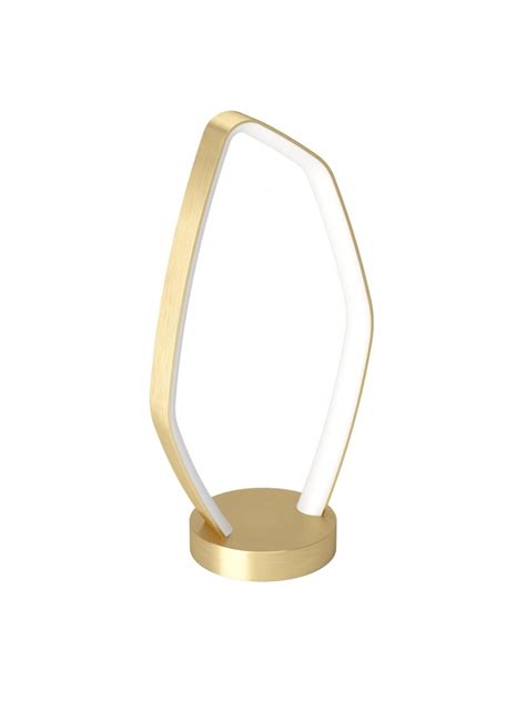 Lumetto Lampada A Led Moderna In Oro Spazzolato GL1739