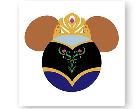 Free 282 Disney Princess Mickey Head Svg SVG PNG EPS DXF File