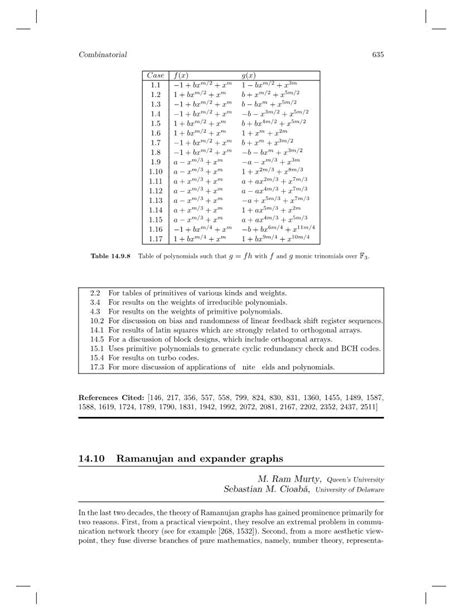 14 10 ramanujan and expander graphs docslib