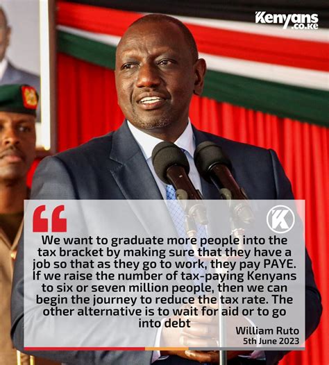 Kenyans Co Ke On Twitter We Want To Graduate More People Into The Tax