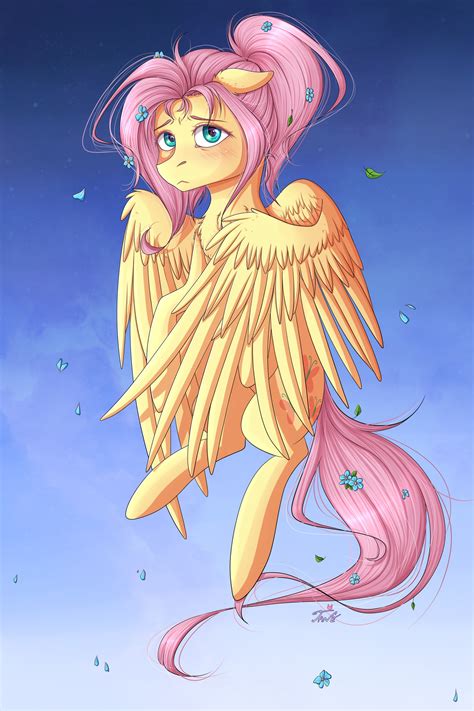 Fluttershy Drawn By Ashleyjaneworld Bronibooru