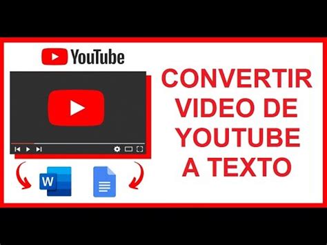 Como Transcribir Un Video De Youtube A Texto Youtube