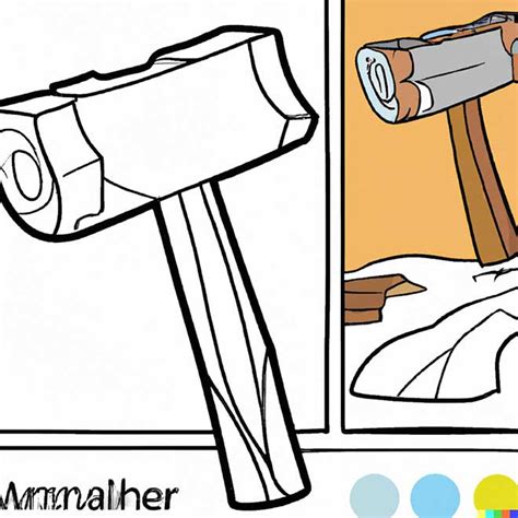 Desenhos De Martelo Para Imprimir E Colorir Pintar