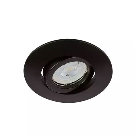Lámpara de Techo LED Empotrable GX5 3 Negro 50W Tecnolite