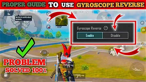 HOW TO USE GYROSCOPE REVERSE IN PUBG MOBILE BGMI GYROSCOPE REVERSE