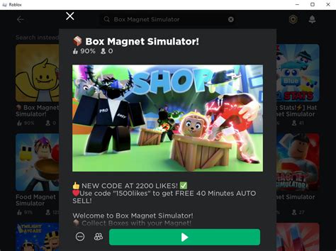 Roblox Box Magnet Simulator Codes Tested October Player