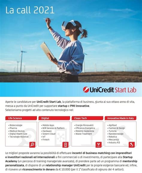 Finanziamenti START UP Atena Per UNICREDIT START LAB