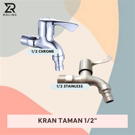Jual Kran Stainless Full SUS 304 Kran Taman Keran Air Stainless Merkk