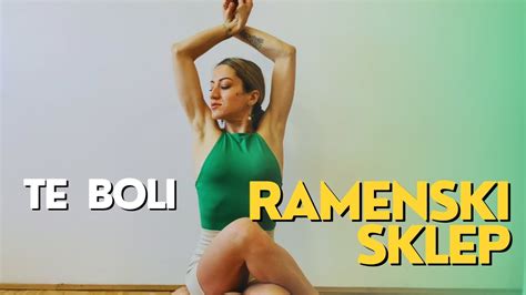 Vaje za ramena lahko izvajaš ob steni sede ali stoje YouTube