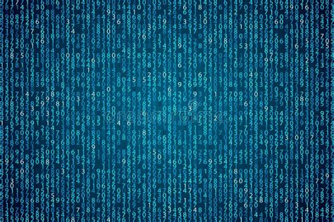 abstract blue technology background element binary computer code stock vector illustration of