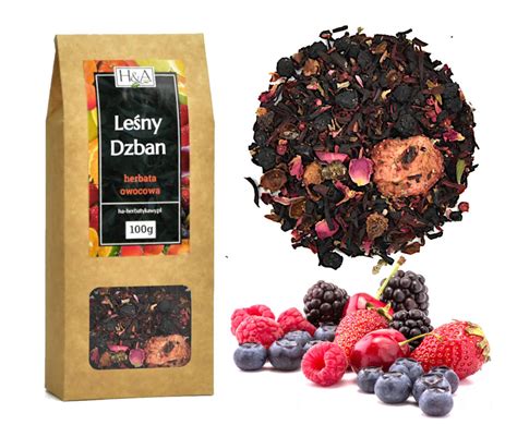 Herbata owocowa jeżyny czarny bez Leśny Dzban 100g H A Sklep EMPIK