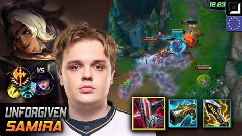 UNF0RGIVEN Adc Samira Build Immortal Shieldbow Conqueror LOL EUW 12
