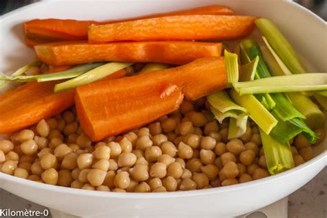 Salade de pois chiches aux légumes dhiver et à la fêta Kilomètre 0