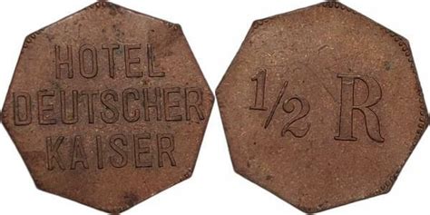 ½ Rupie Hotel Deutscher Kaiser Tanga German East Africa Numista