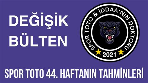 Karışık Liste Hedef 15 Denemeye Devam Ediyoruz Spor Toto 44