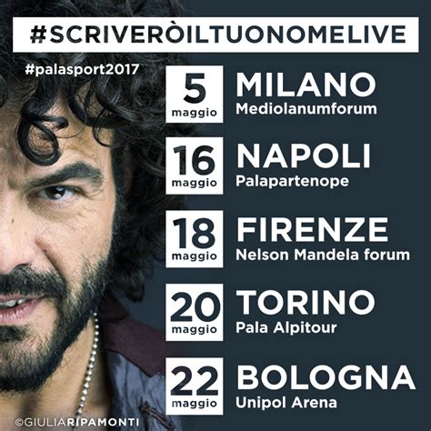 Francesco Renga pubblica Scriverò il tuo nome Live e prepara un ricco