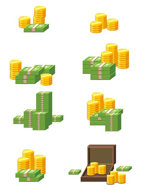 Cartoon Wealth Drawing Money Gold Coin Wealth Design Pikbest Cartoon