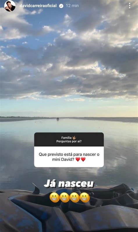 Já nasceu David Carreira e Carolina Carvalho já têm o filho nos braços