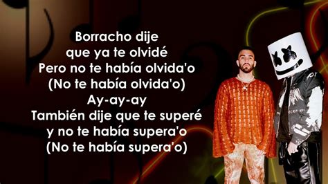 Marshmello Manuel Turizo El Merengue Letra Lyrics YouTube