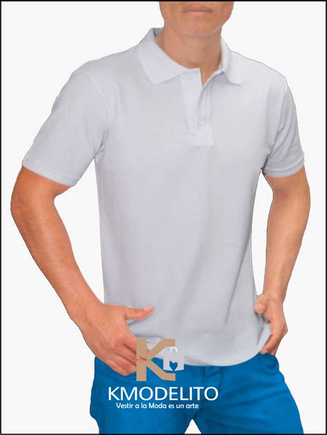 Polo Camisero Piket Reactivo Blanco Polos Publicitarios