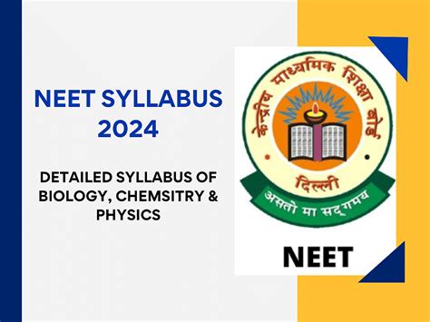 NEET Syllabus 2023 Topicwise Details Important Chapters How To