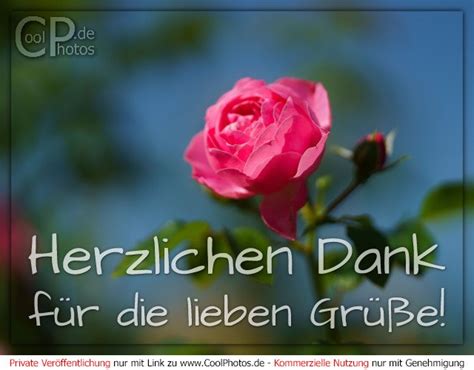 CoolPhotos de Danke Herzlichen Dank für lieben Grüße