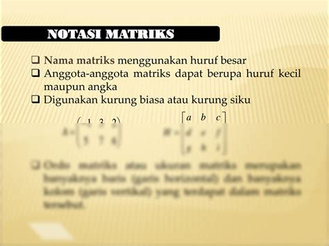 SOLUTION Matriks Jenis Dan Operasi Studypool