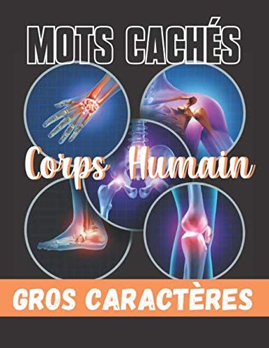 Mots Cachés Corps Humain Gros Caractères Carnet de Mots Mêlés Adultes
