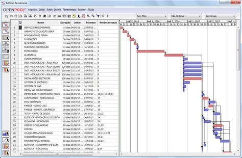 Openproj Software Gratuito Para Fazer Cronogramas