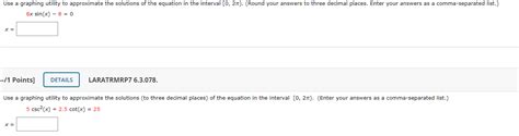 solved use a graphing utility to approximate the solutions