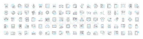 Digital Payment Vector Line Icons Set Digital Payment E Pay