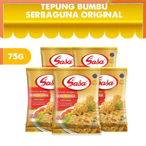 SASA Tepung Bumbu Serbaguna Original 75gr 5 Pcs Lazada Indonesia