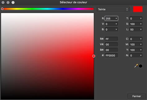 Théorie et utilisation de la couleur