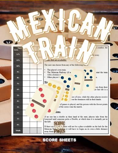 Mexican Train Score Sheets 150 Score Pages 8 5 X 11 Mexican Train
