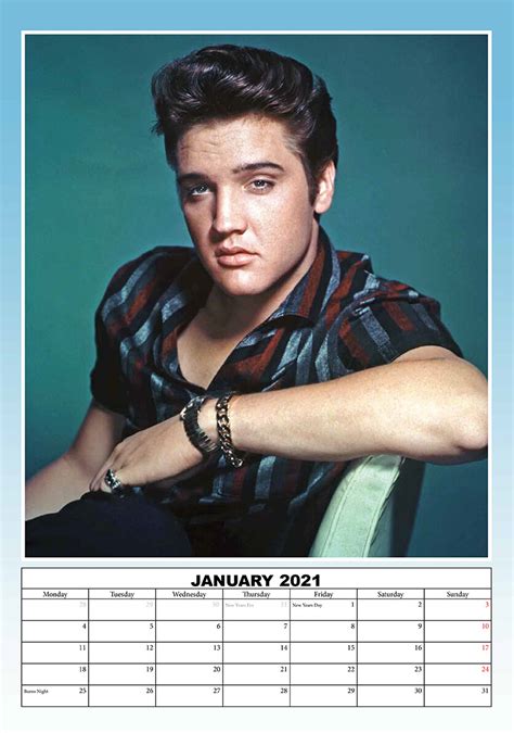 Elvis Presley Calendários de parede 2024 Compre em Europosters