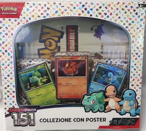 COLLEZIONE POKEMON SCARLATTO E VIOLETTO 151 Con Poster Carte Card