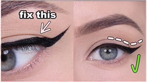 Perfect Your Winged Eyeliner Eyeliner Tips For Hooded Eyes Youtube
